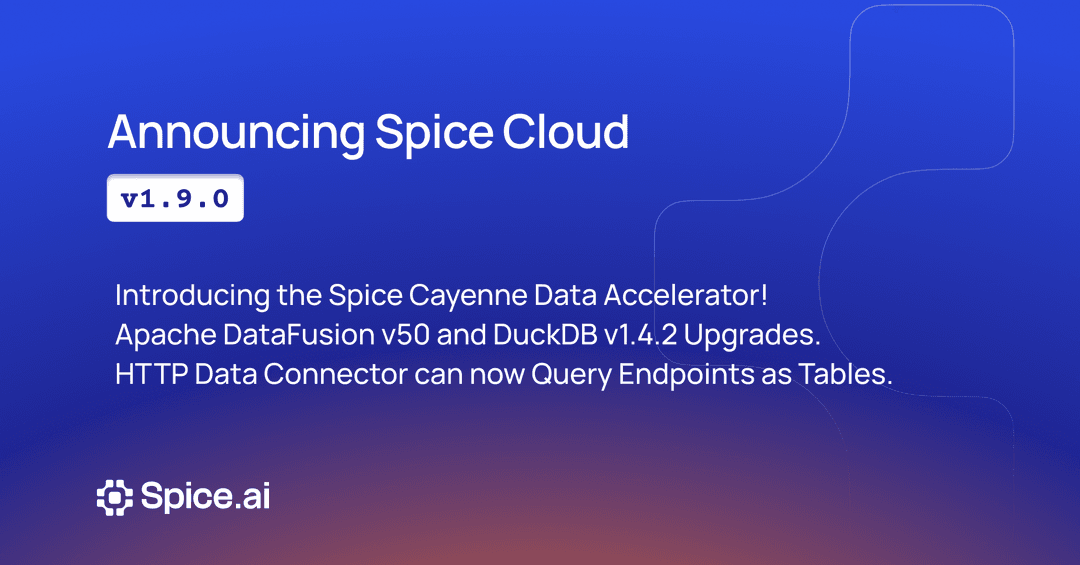 Spice.ai is now generally available! | Spice AI